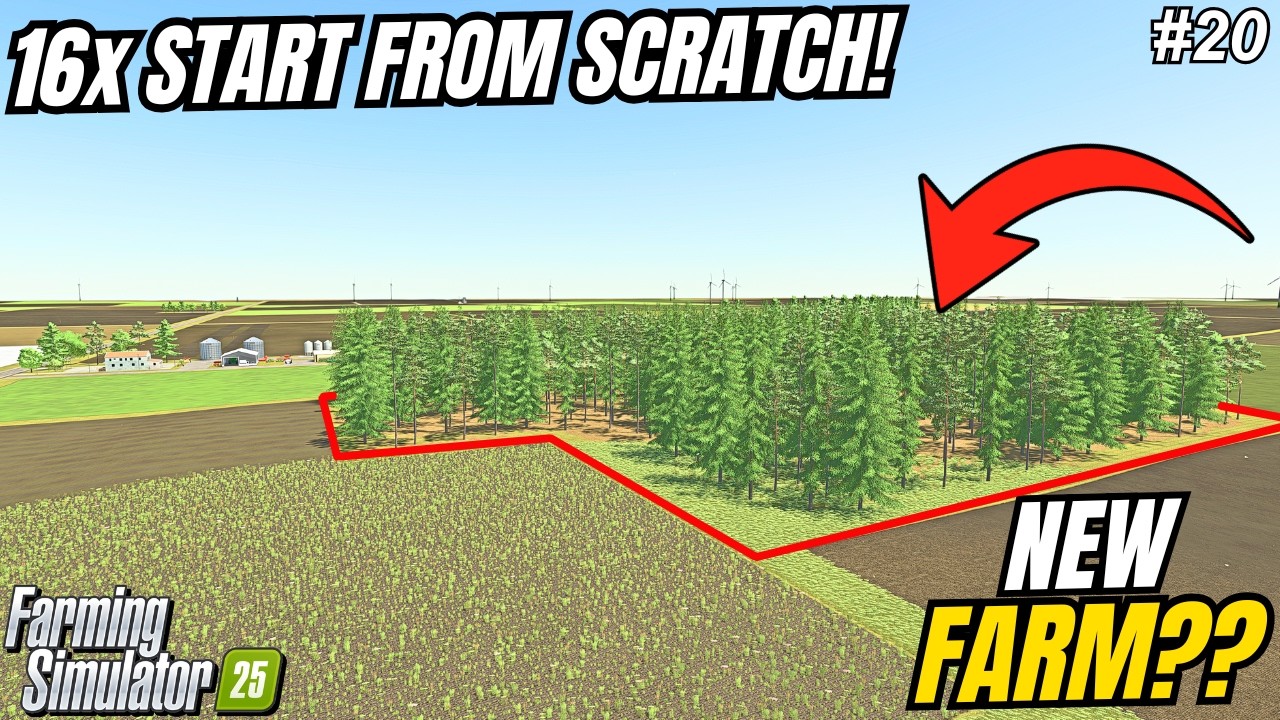 CLEARING A FOREST TO BUILD A NEW MEGA FARM FROM SCRATCH! | Huron County ...