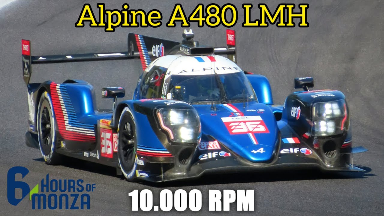 Alpine A480 LMH | Gibson 4.5 L V8 Engine | WEC: 6 Hours of Monza 2022 ...