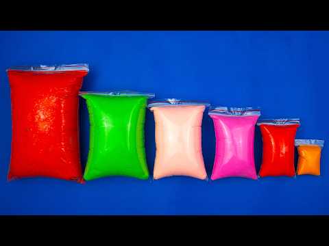 ASMR Clay Unboxing | From Small to Large - Super Satisfying Sounds ( 5:05 Minutes)