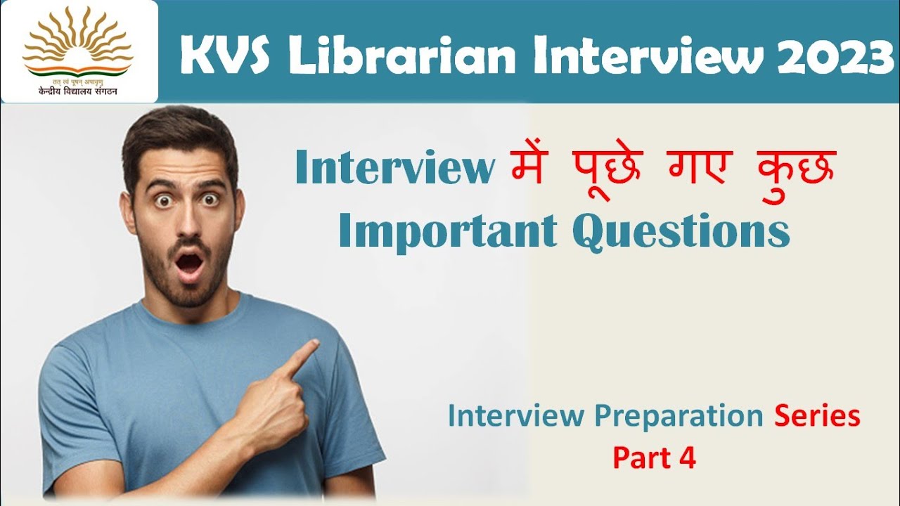 KVS Librarian Interview | Part 4 | Important questions - YouTube