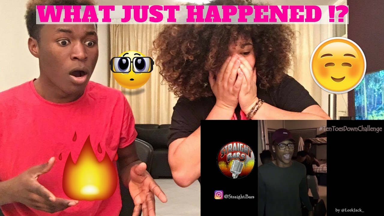 OMG!! BEST TEN TOES DOWN CHALLENGE RAP [REACTION] - YouTube