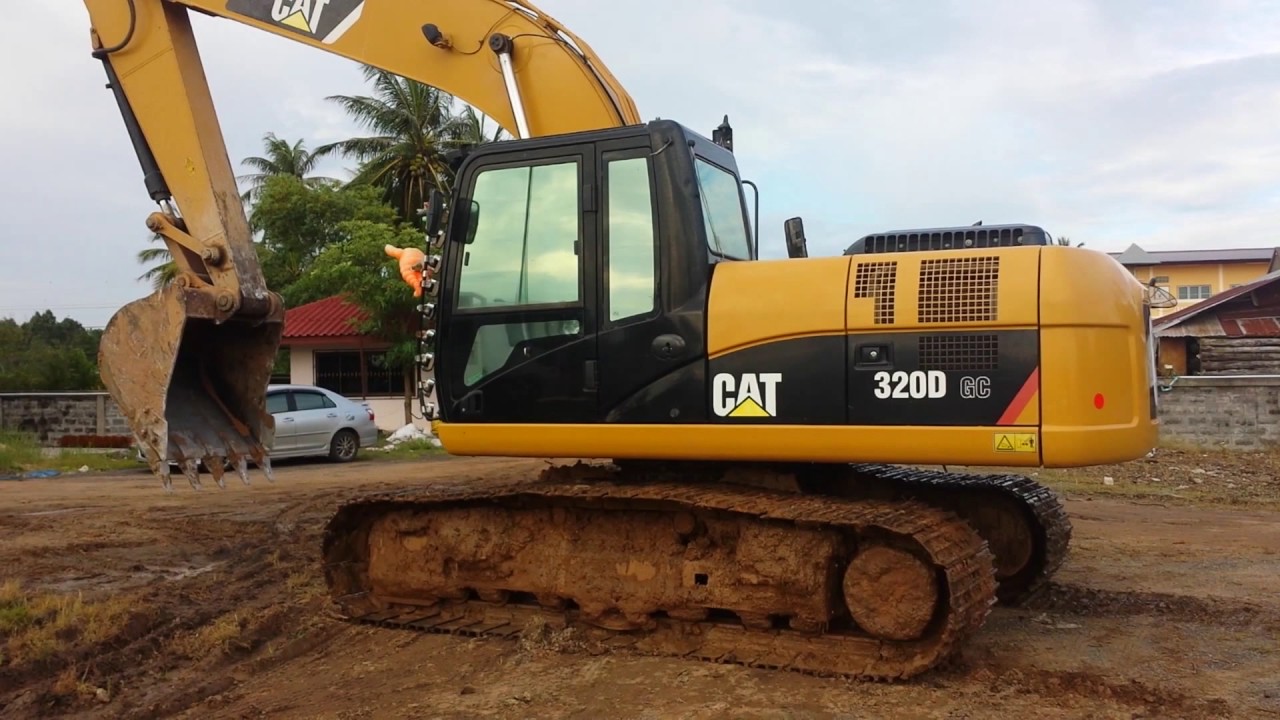 รถจก CAT 3200 เดินชมวิว ดูเพลินๆ Excavator - YouTube