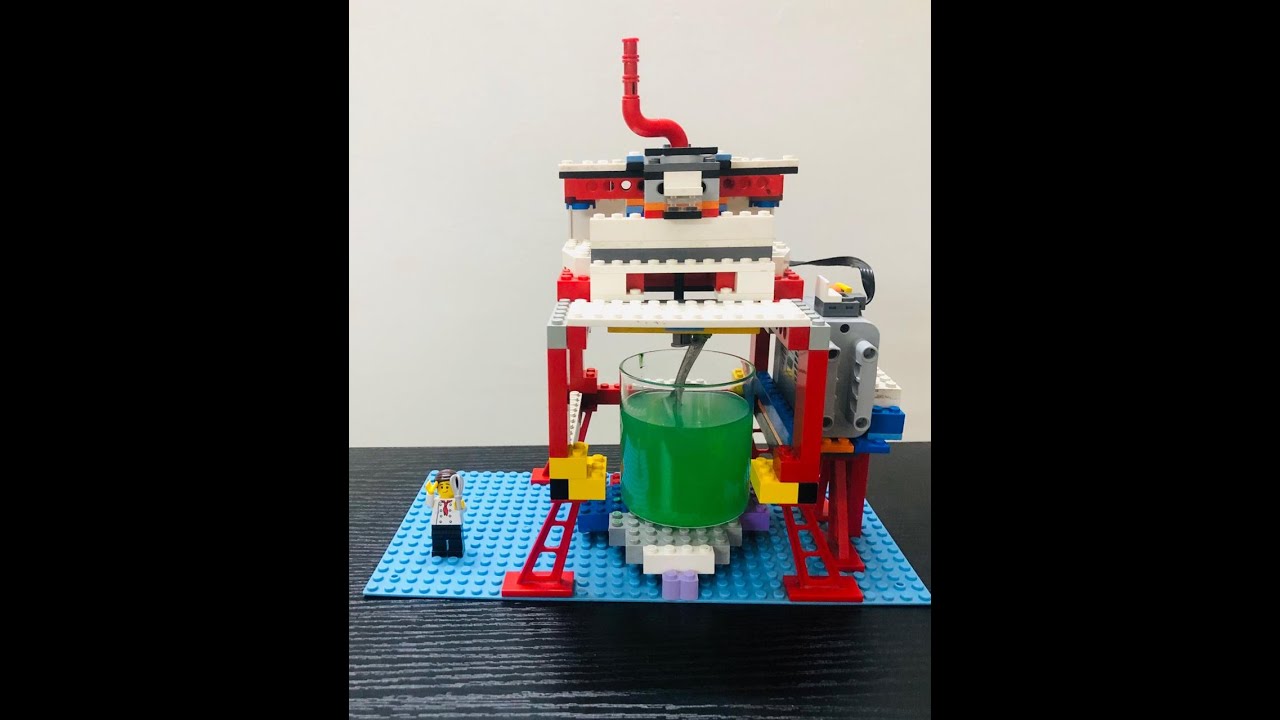 A Working Automatic Mixing Machine Made Out of LEGO!!! - YouTube