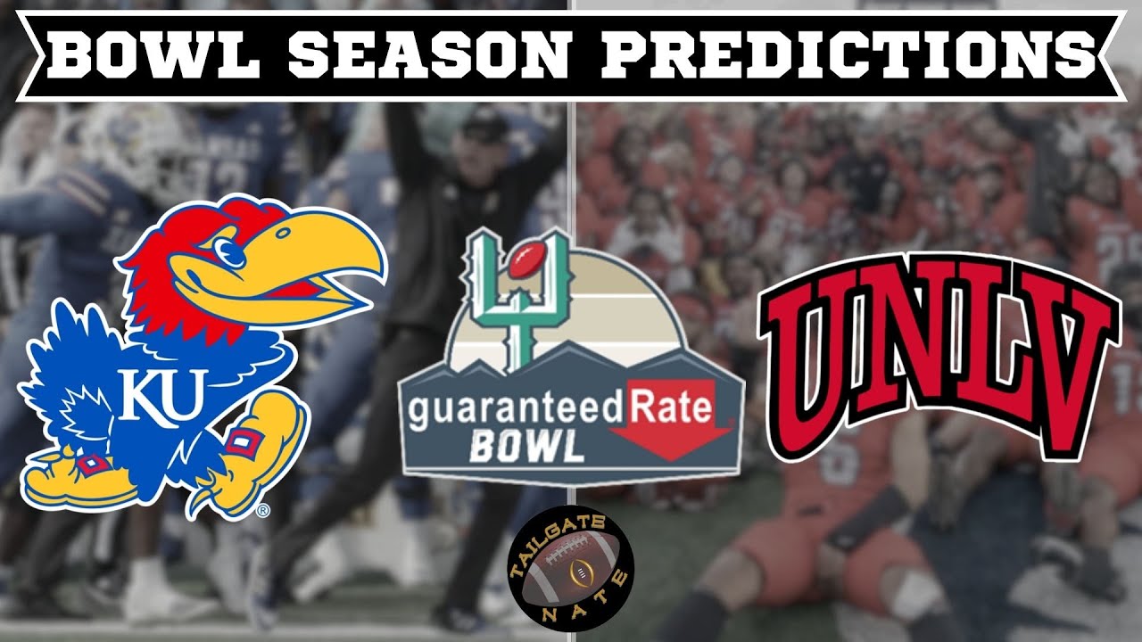 Kansas vs UNLV | GuaranteedRate Bowl Game Prediction | 2023 College ...