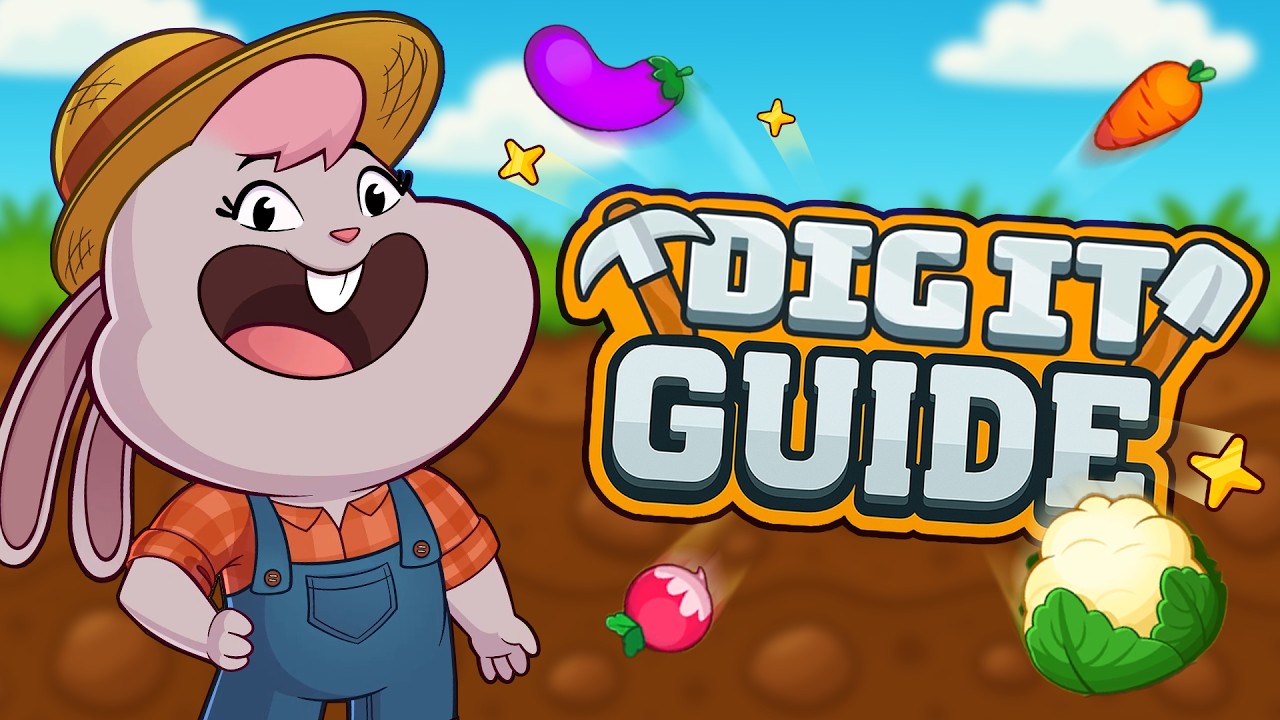 The ULTIMATE Dig-It Guide by Bunny and Piggy! - YouTube