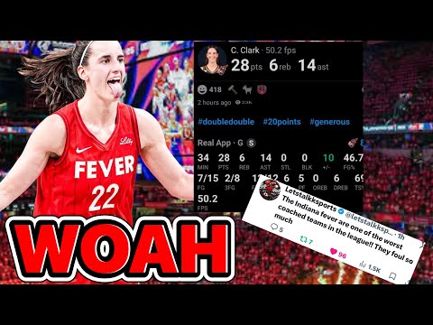 Caitlin Clark SAVES INDIANA FEVER A BRUTAL EMBARRASSMENT& RECORDS HISTORIC 23rd 20pt + 10AST!