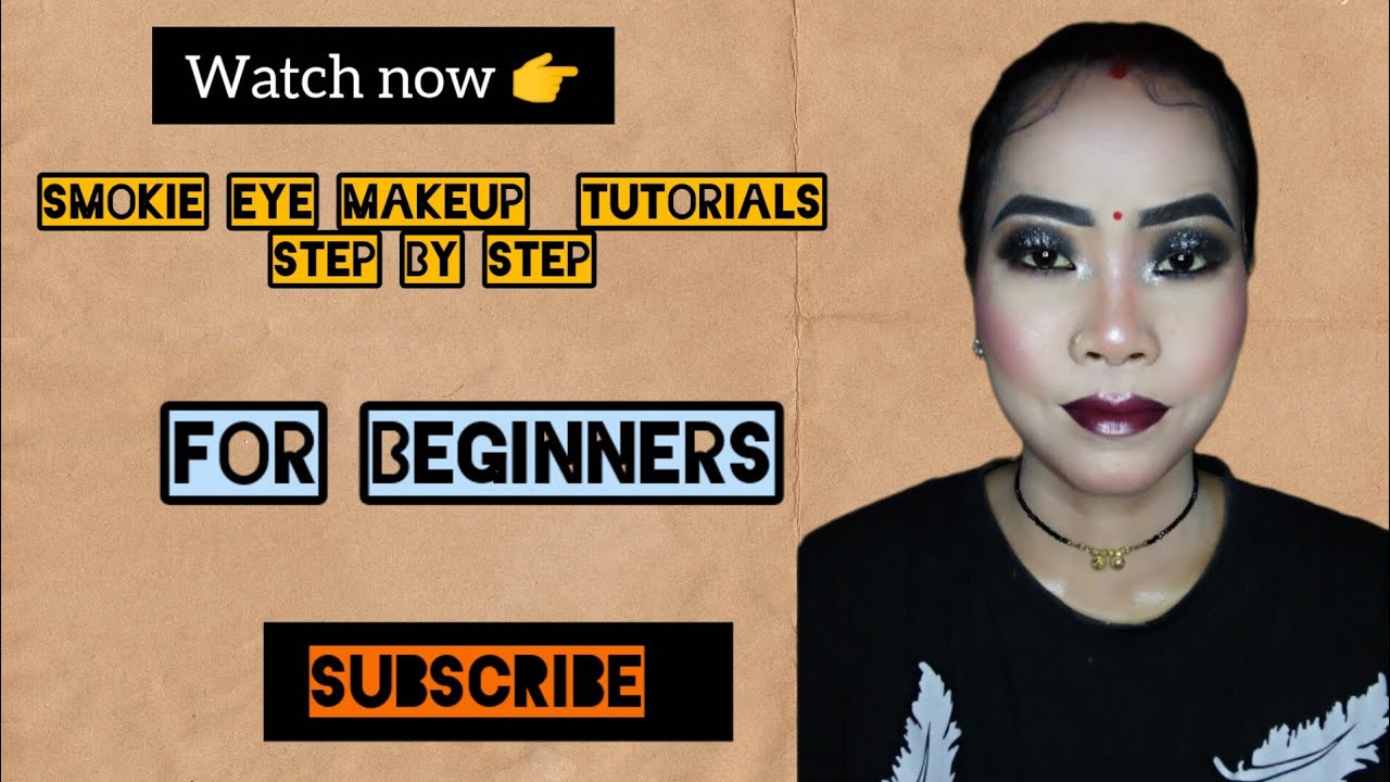kajal se kare Smokie eye makeup / full tutorial - YouTube