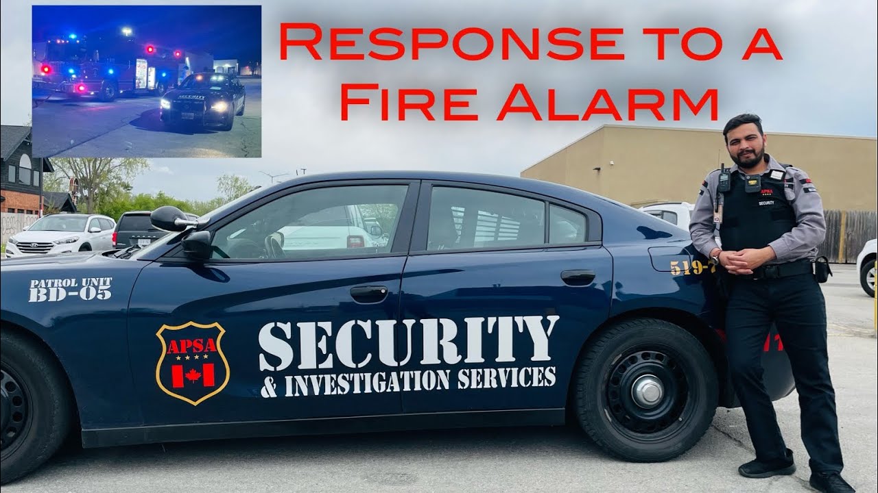 Response to a Fire Alarm | Security Response to a Fire Alarm | Canada ...