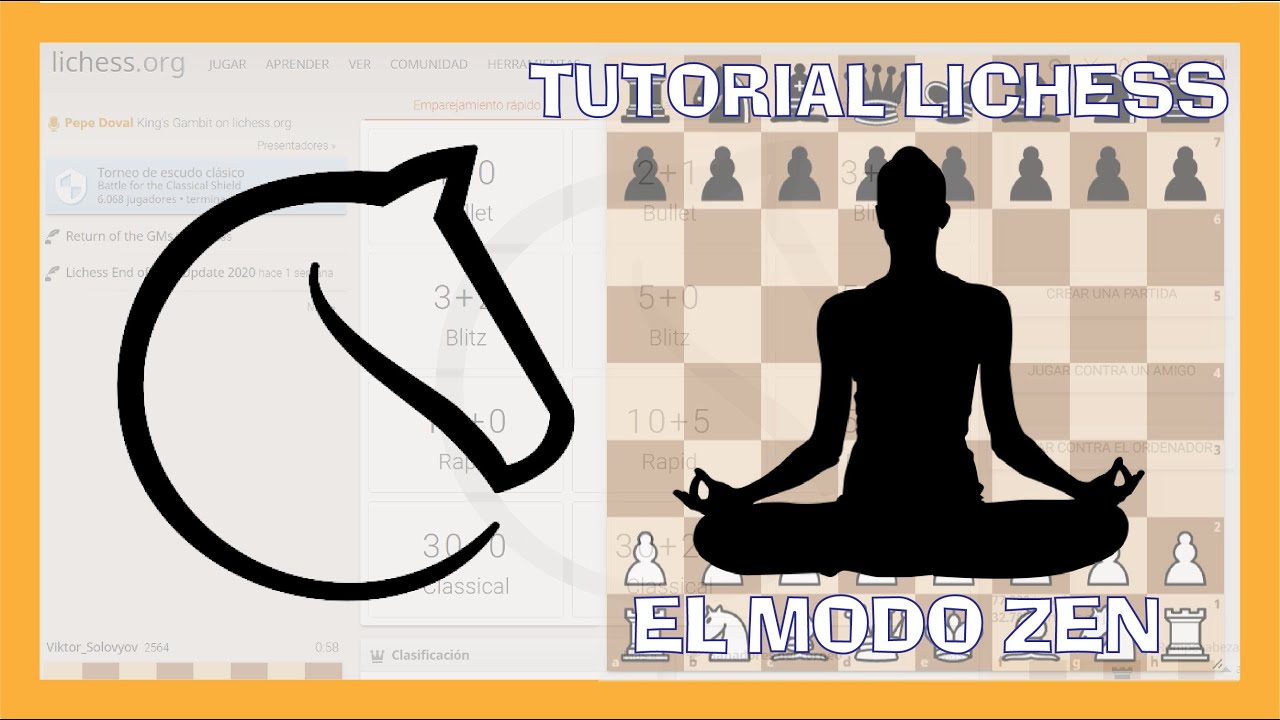 ¿Qué es el MODO ZEN en LICHESS? 🧘‍♂️ | TUTORIAL LICHESS 💥 - YouTube