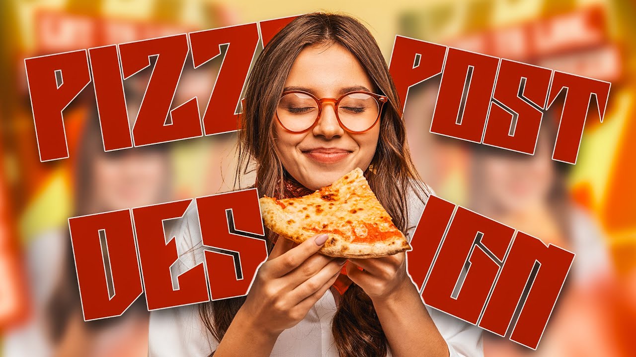 How to Make Pizza Advertising Post Ad Design in Adobe Photoshop - YouTube