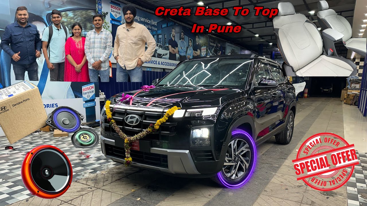 Creta Base To Top In Pune | Creta Base Model Modified Creta ...