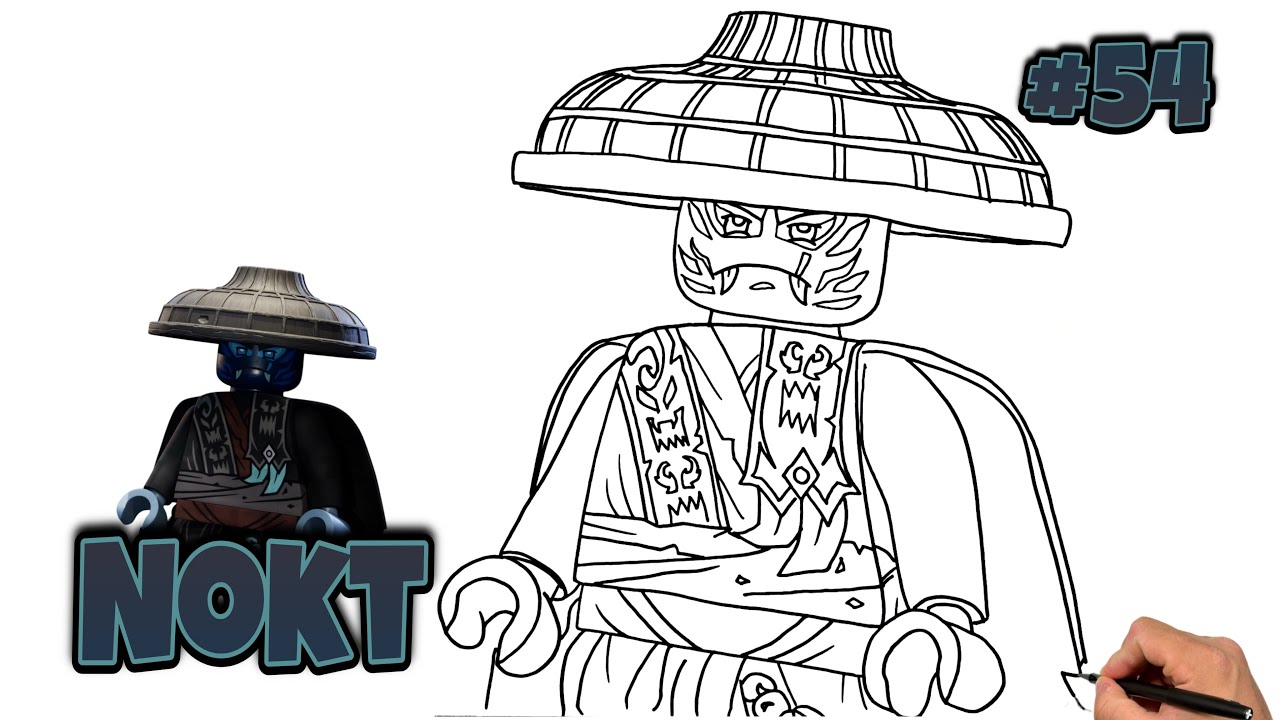 How To Draw NOKT | NINJAGO | 100 DRAWING SERIES #drawing # ...