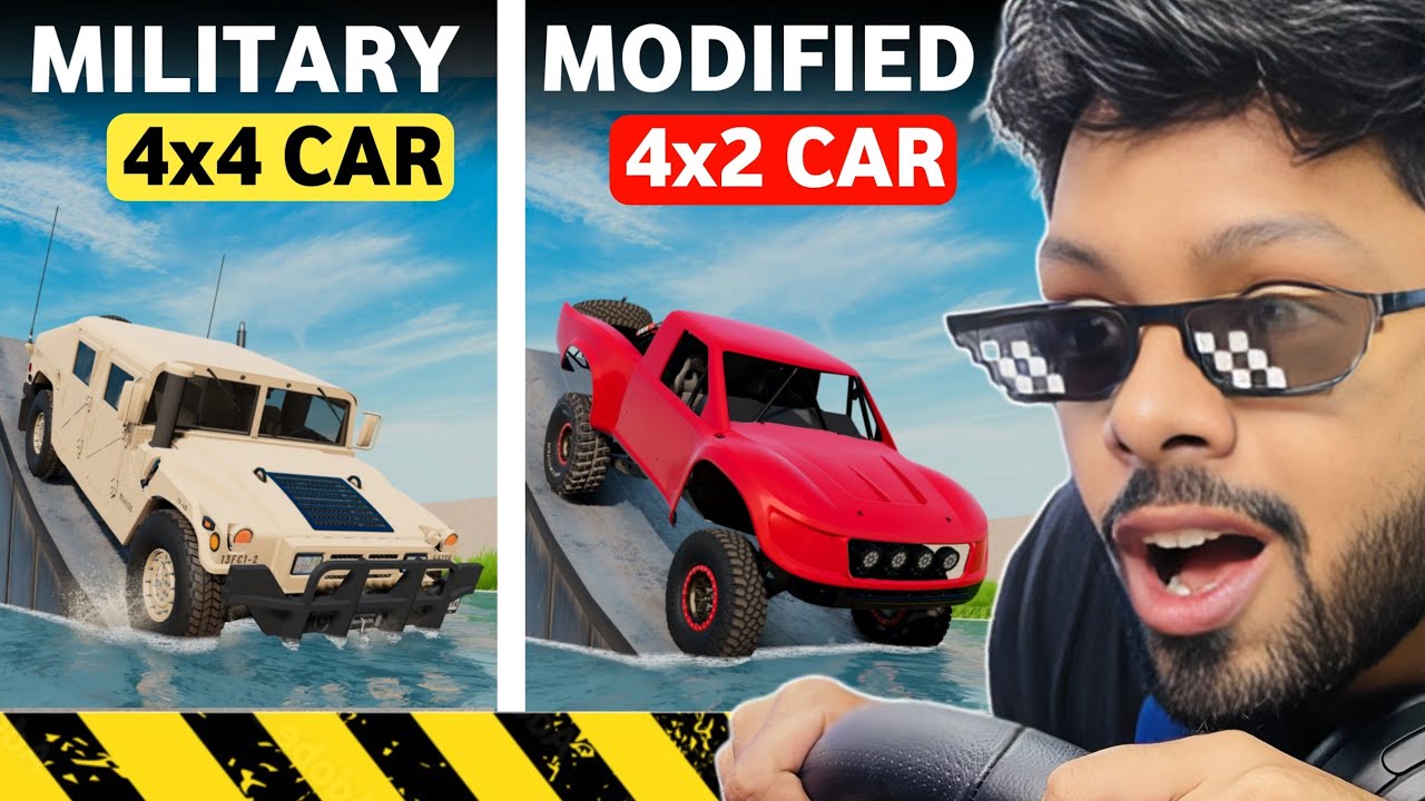 MODIFIED vs MILITARY CAR - ULTIMATE OFF-ROAD TEST | AKFaman - YouTube