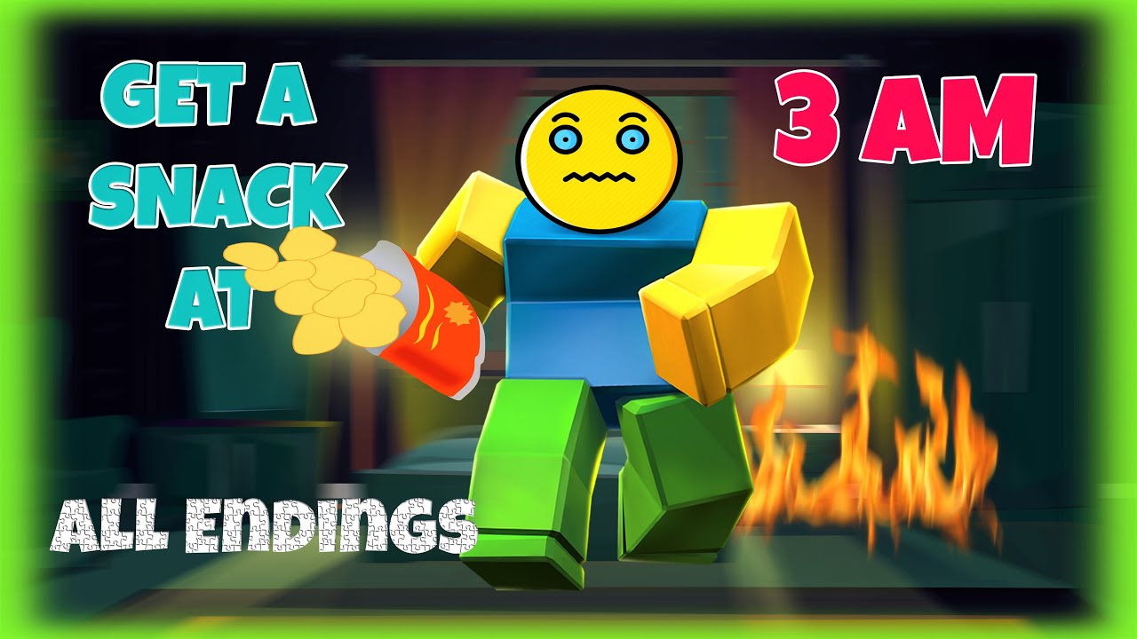 Get a snack at 3 AM [All endings] ROBLOX - YouTube