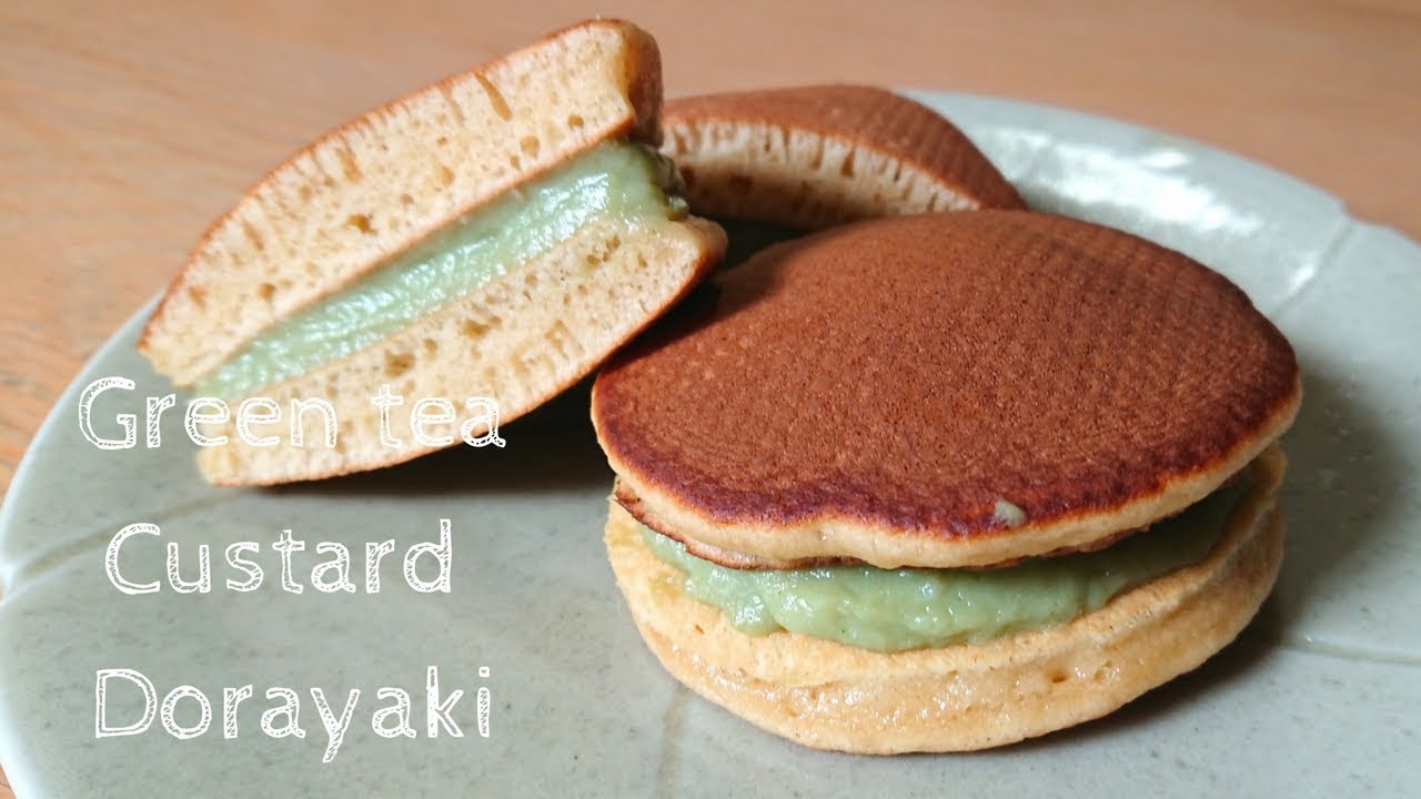 How to make Green tea custard Dorayaki / Recipe 抹茶カスタード どら焼きの作り方 レシピ ...