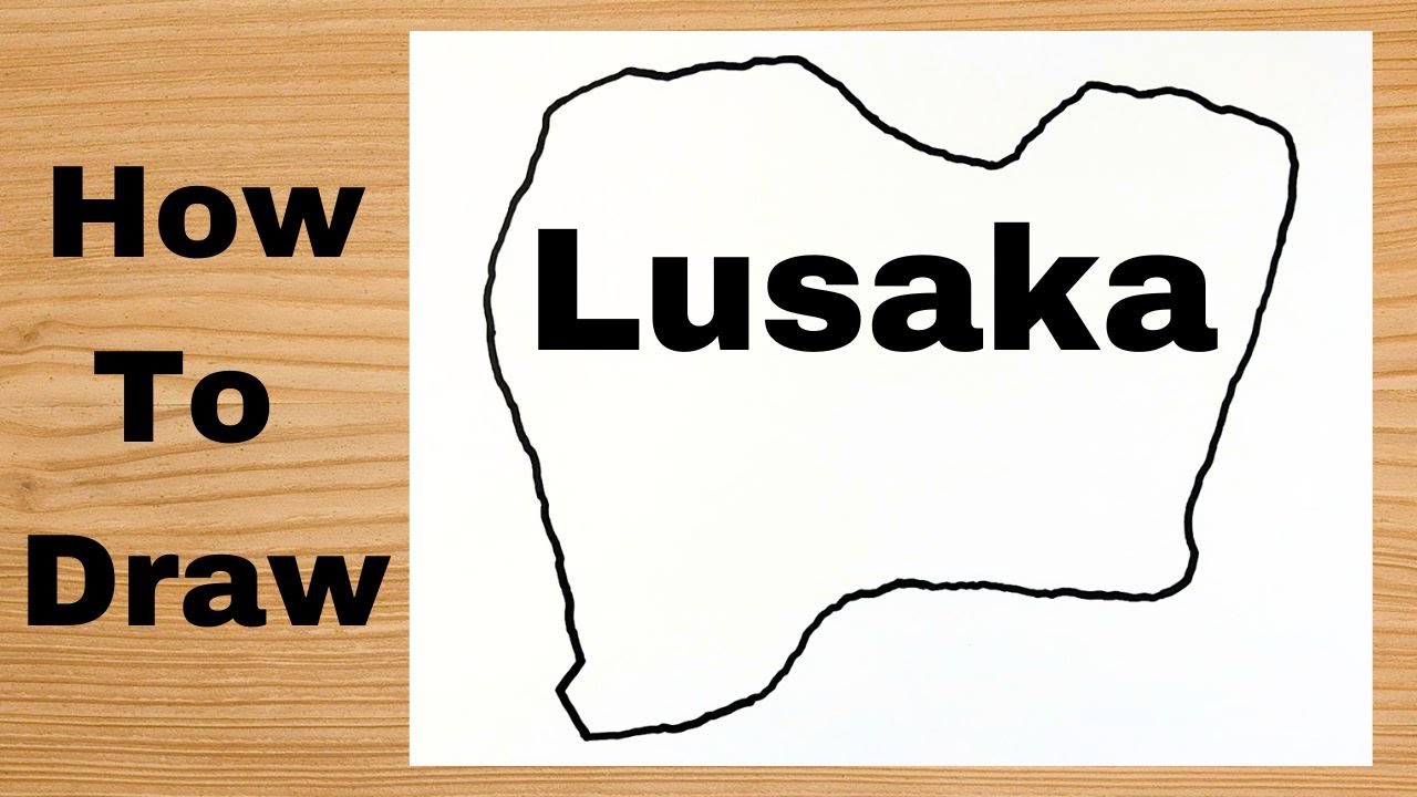 Drawing Lusaka Capital Map - Zambia - YouTube