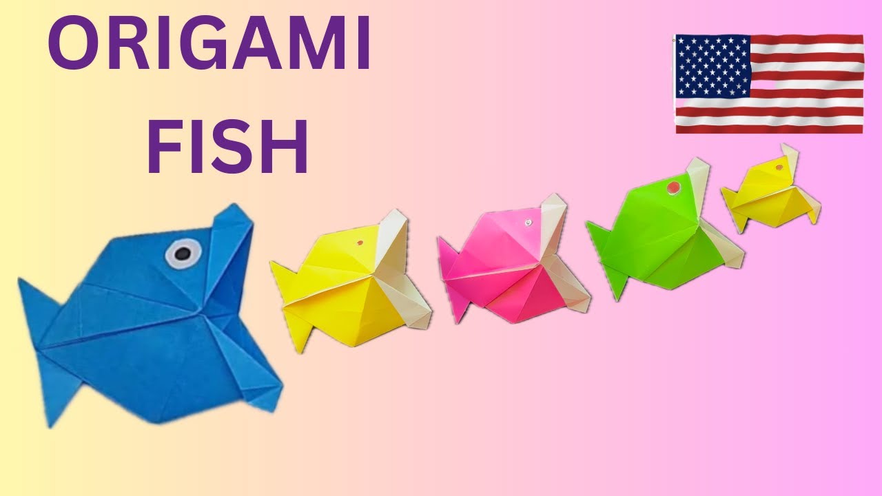 Origami fish | Mastering the Art of Origami | Creating Stunning origami ...