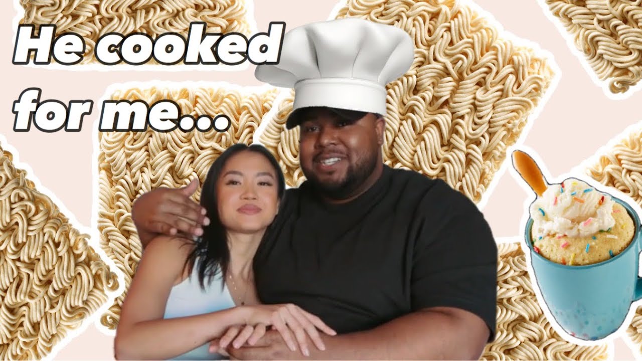 I rate my boyfriend’s cooking ft Ricky Shucks - YouTube