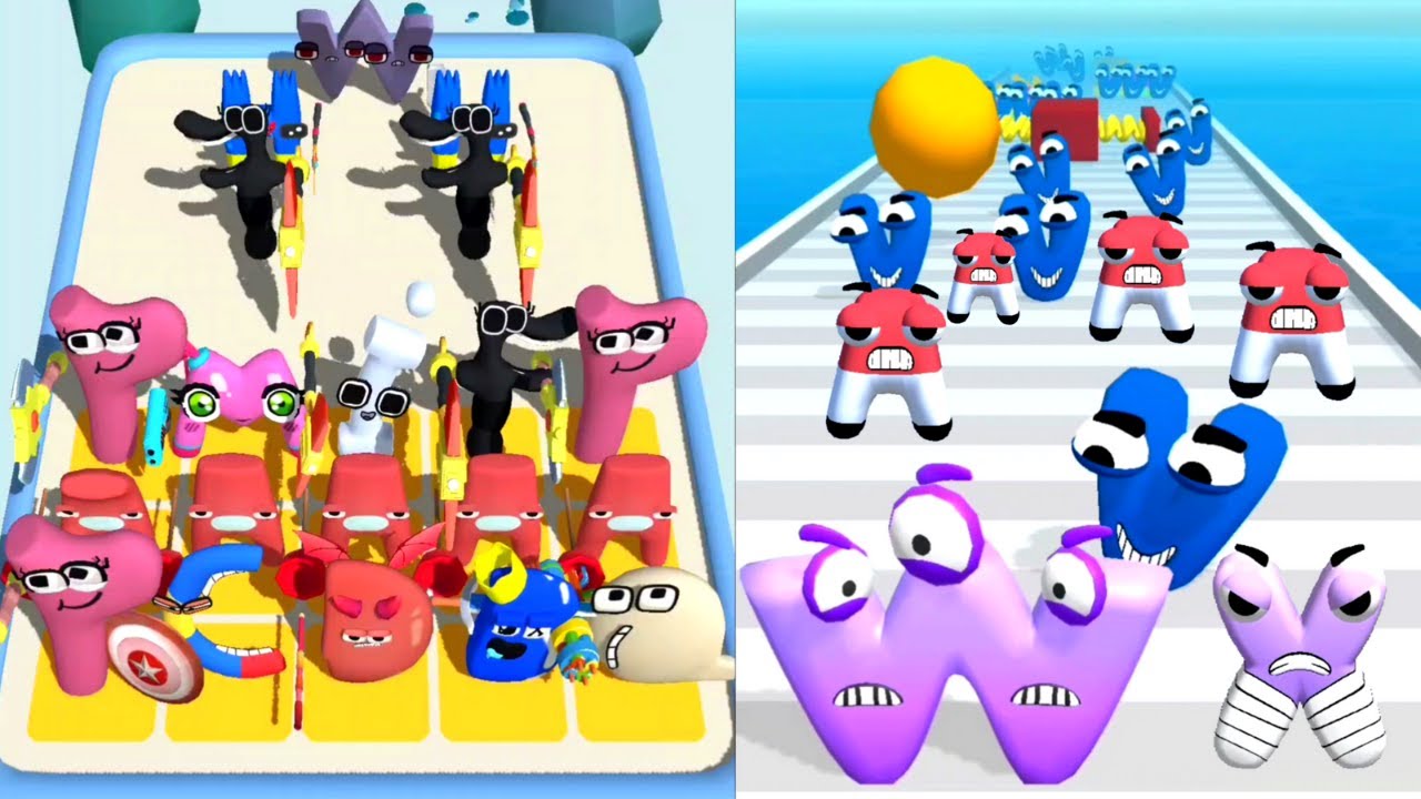 Merge 'Alphabet Lore' Run, Number Lore, ⭐⭐⭐ ⭐⭐⭐Alphabet Game, New ...