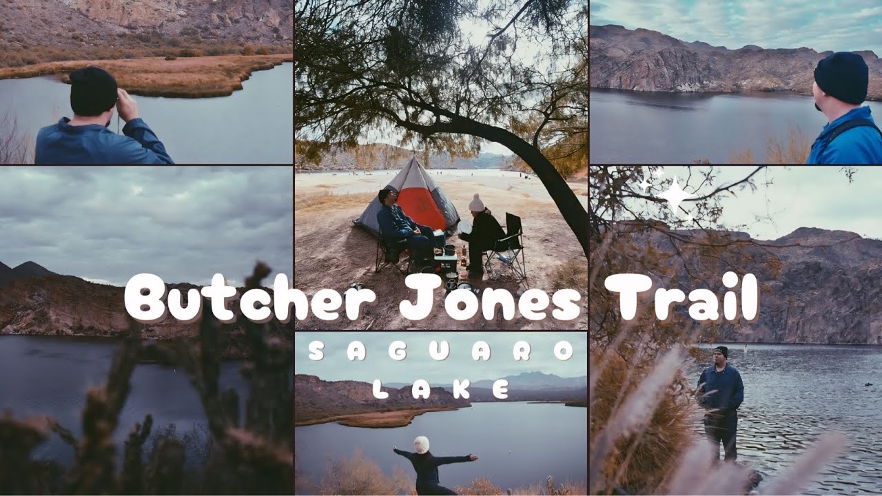 Hiking | Camping | Butcher Jones Trail | Saguaro Lake | Arizona - YouTube