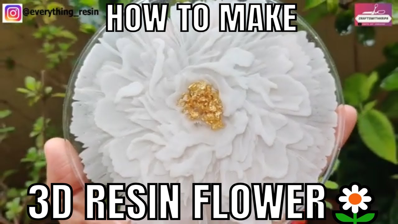 #6 How to Create 3D Flowers with Resin: A Step-by-Step Guide || Resin ...