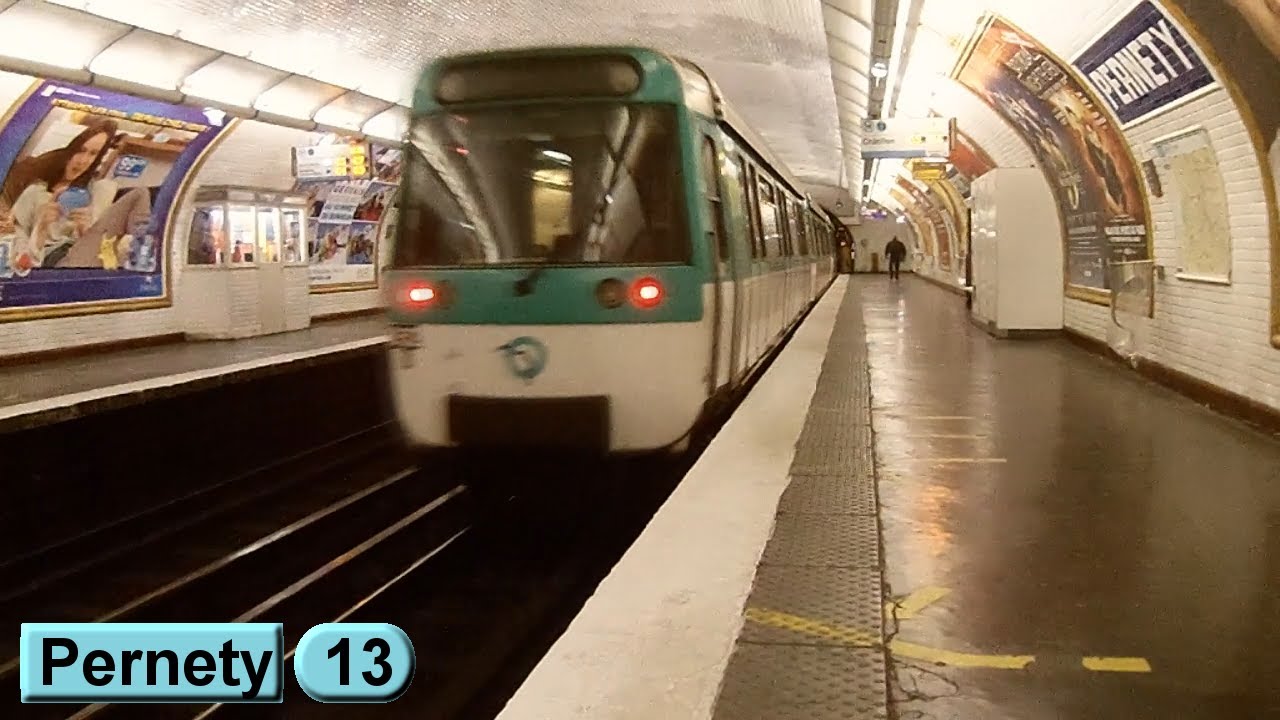 Métro de Paris : Pernety | Ligne 13 ( RATP MF77 ) - YouTube