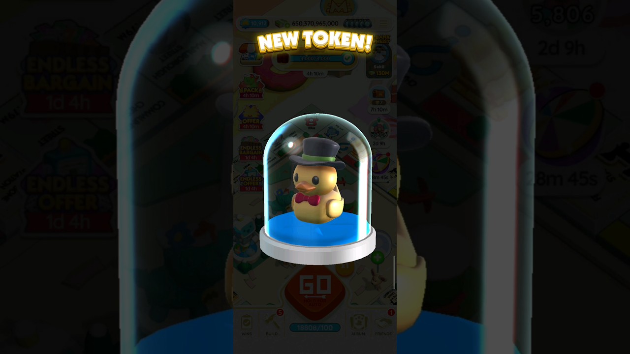 Free Parking Set 13 Complete - Fancy Duck😍 - New Token - Monopoly Go ...