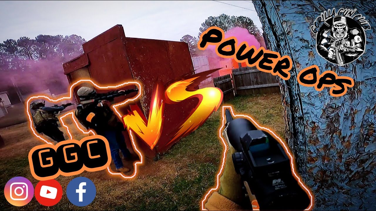 AIRSOFT gameplay GGC vs power ops vets||||| airsoft gameplay - YouTube