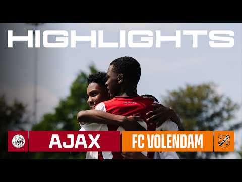 Ajax Under-14s beat FC Volendam 8-0 in the Cup final! 🏆 | Highlights Ajax O14 - FC Volendam | Cup