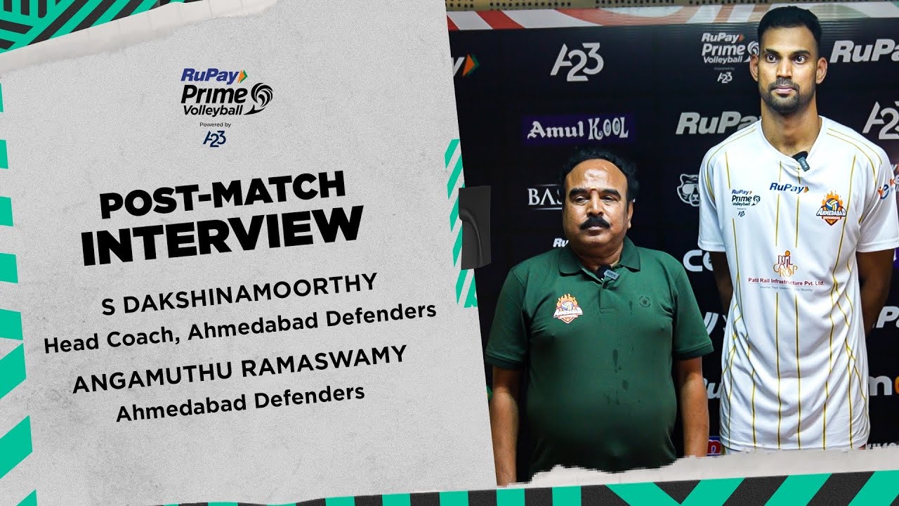 Post-Match Interview with S Dakshinamoorthy & Angamuthu | Season 2 ...