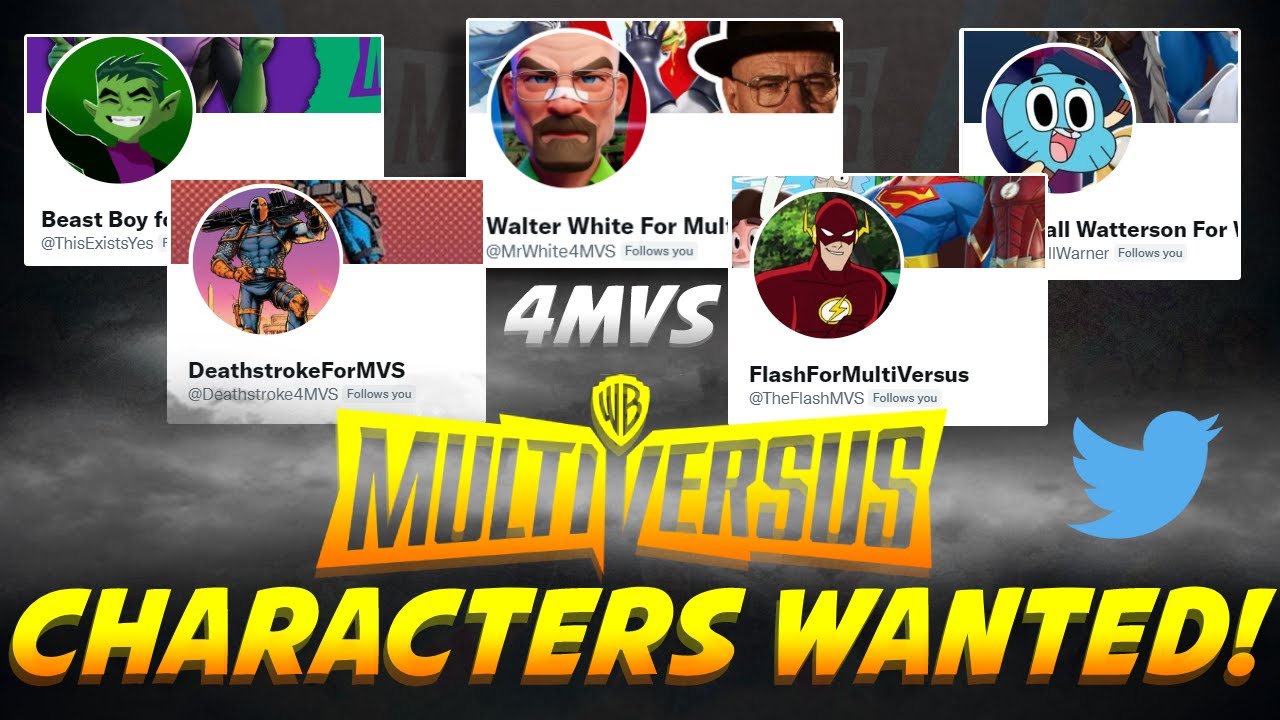 MultiVersus Characters Wanted For The Game Accounts! #4MVS #Multiversus ...