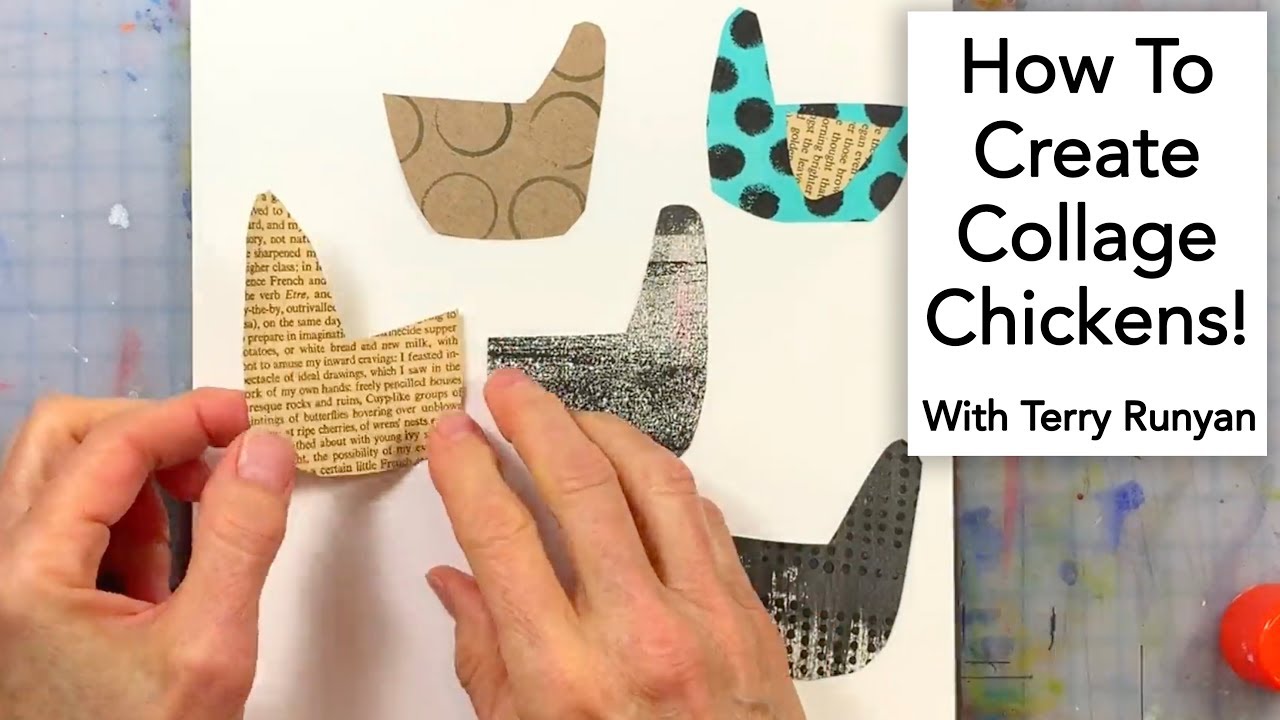 How To Create Collage Chickens! - YouTube