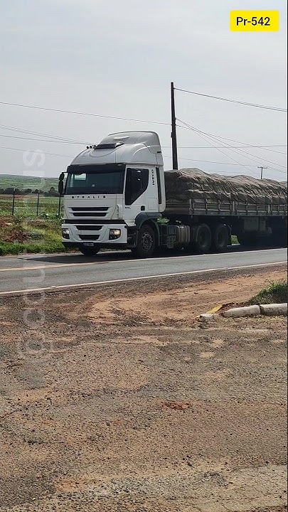 Carreta Carroceria Aberta, Iveco. Pr-542 Rod Eng Agrônomo Oscar Figueiredo Filho, Colorado-Pr # ...
