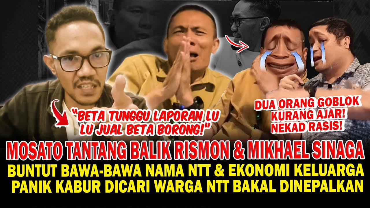 Irjan Mosato Tantang Balik Rismon & Mikhael Sinaga! "Laporkan & Beta ...