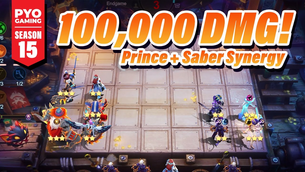 Magic Chess: Best Synergy | Prince | Saber | Tharz Skill 3 [Gameplay 48 ...