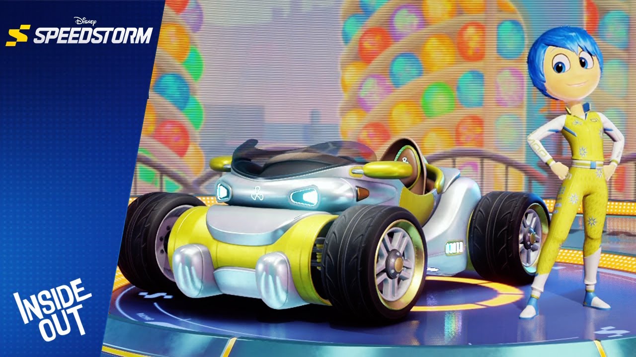 Disney Speedstorm - Joy (Inside Out) - Joyride Circuit - YouTube