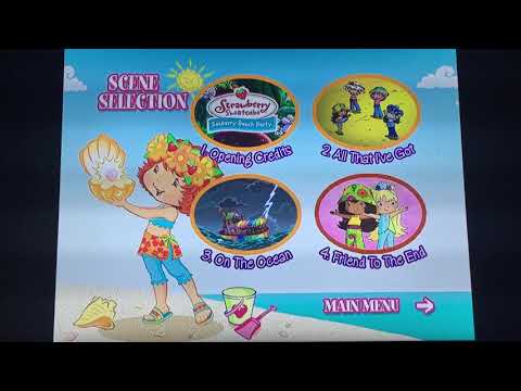 Strawberry Shortcake SeaBerry Beach Party Dvd Menu Walkthrough