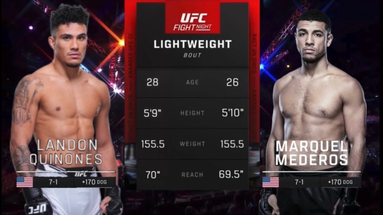Fight Night: Marquel Mederos vs. Landon Quinones - YouTube