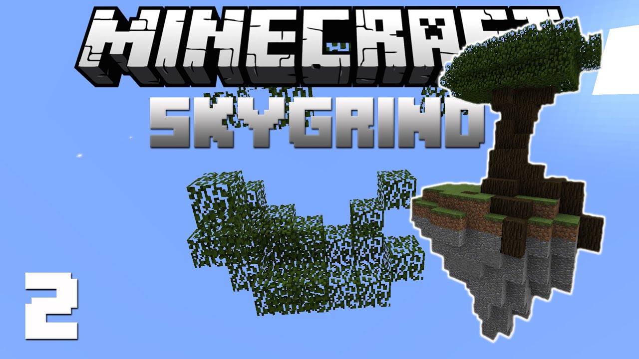 Bangen um die Setzlinge - Minecraft Skygrind : #2 - YouTube