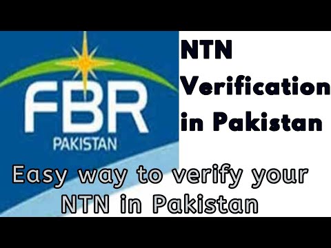 Online NTN verification in Pakistan - YouTube