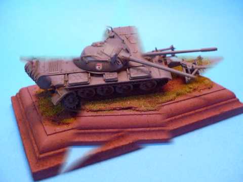 TRUMPETER 1/72 T-55 Tank & KMT-5 Mine Roller - A Building Review - YouTube