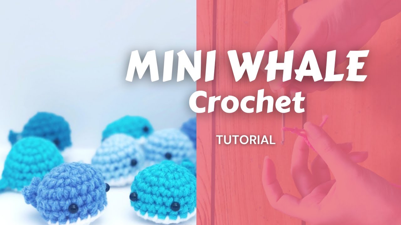 🐳 Simple Mini Whale Amigurumi Crochet 🐳 | How to crochet | Easy ...