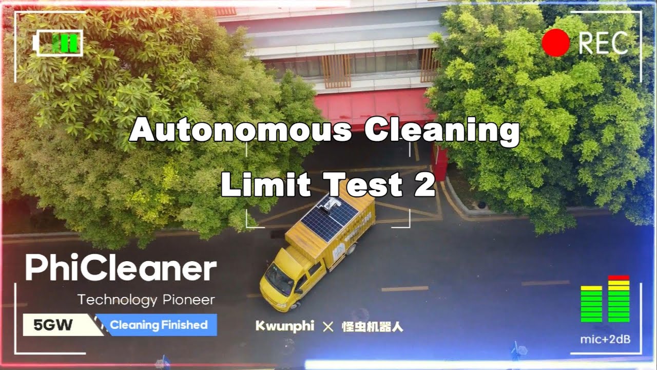 PhiCleaner vehicle roof autonomous cleaning extreme test 2 #solar # ...