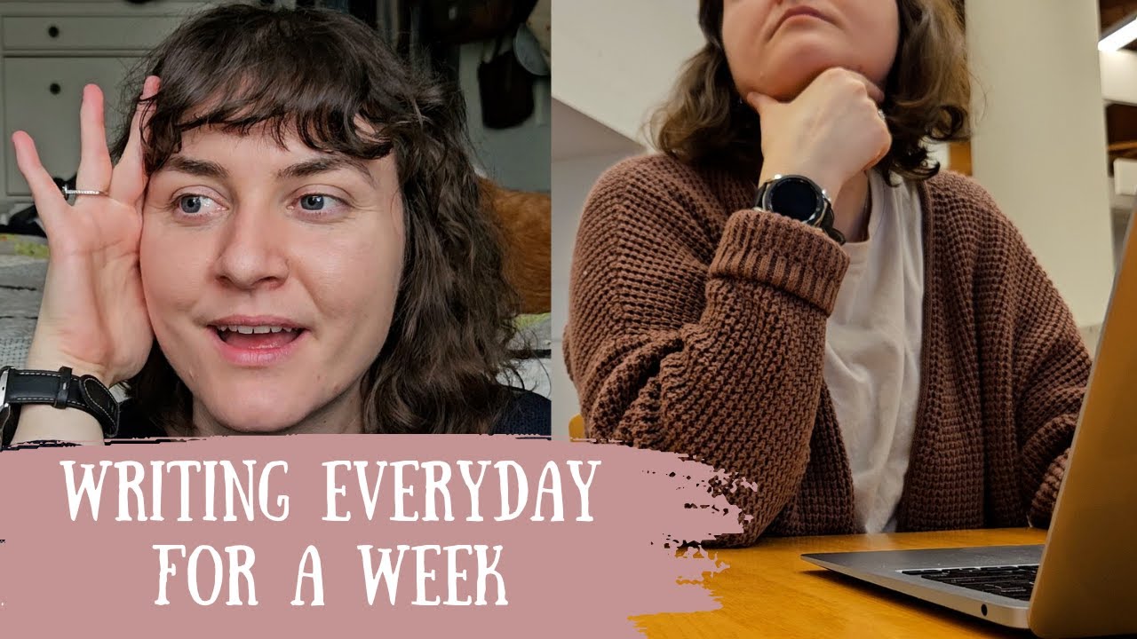 i try to write 2K a day || writing everyday weekly vlog - YouTube
