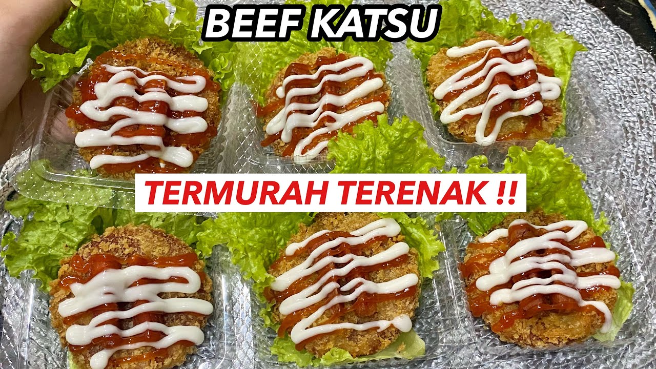 BEEF KATSU TERMURAH SEDUNIA !! JUALAN DI SEKOLAHAN CEPAT BANGET LARISNYA !! HAM KATSU 2.000AN ...