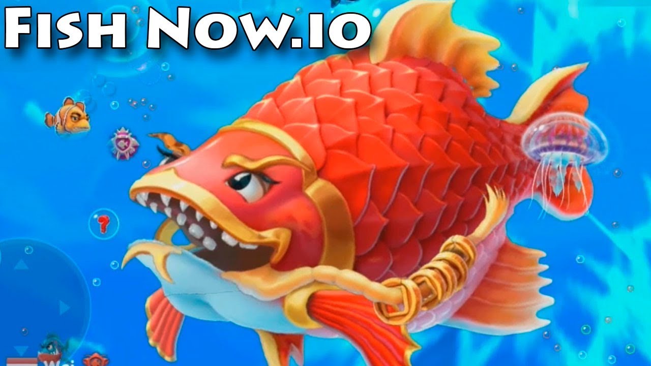 Новая рыбка ГОЛДЕН Fish Now.io New Online Game & PvP Battle - YouTube