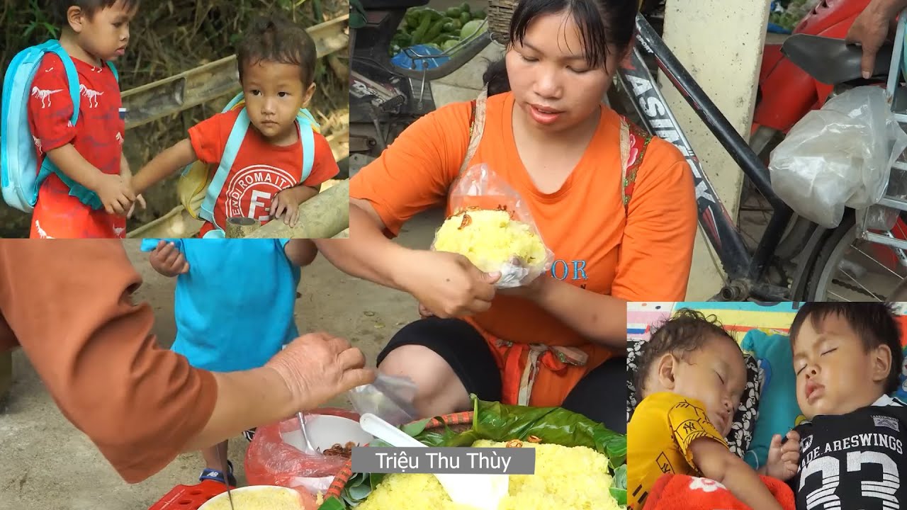 Special gift from mom Vui - taking care of newborn puppies.TrieuThuThuy ...