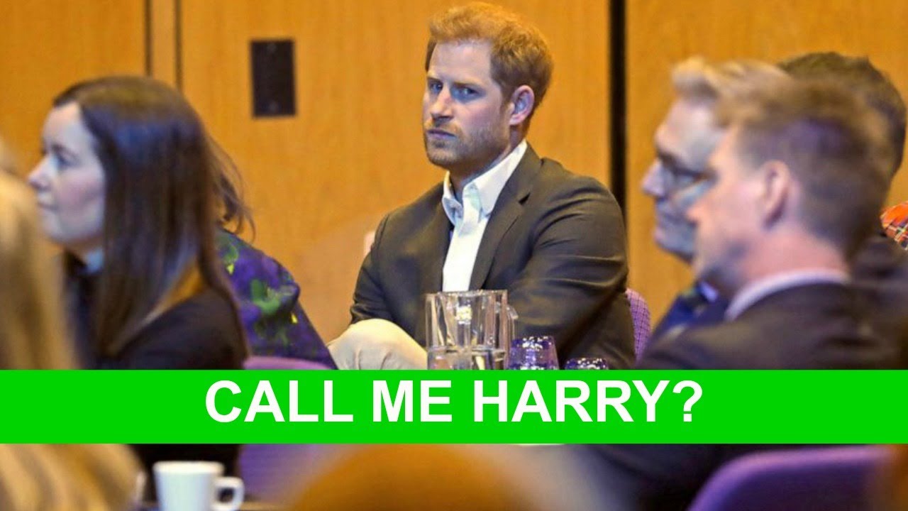 Call Me Harry? Prince Harry DROPS his title! - YouTube