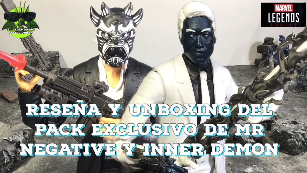 Reseña y unboxing del pack exclusivo de Mr negative y Inner demon de # ...