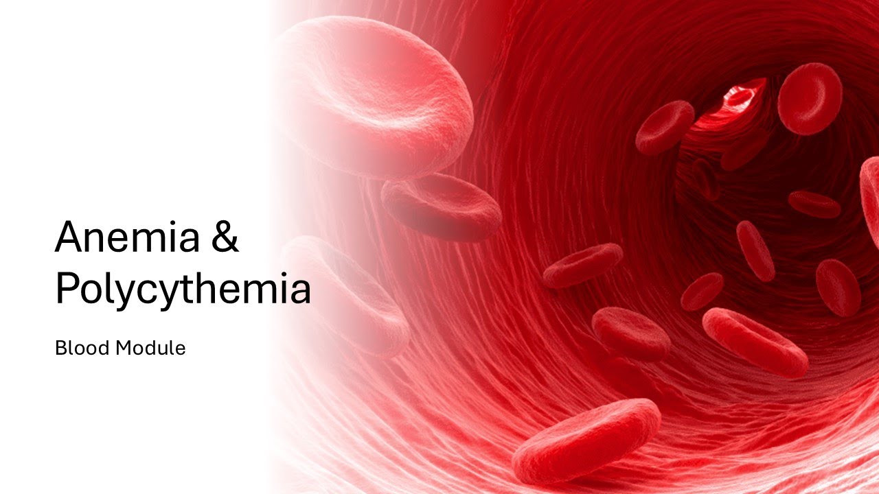 Anemia & Polycythemia | Guyton & Hall Chapter 34 | Blood Physiology ...